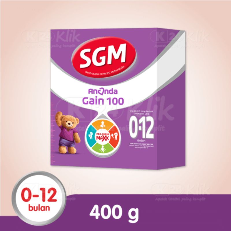 Jual SGM EKSPLOR OPTIGROW GAIN 400g | Ananda Gain 100 0-12 400grEXP ...