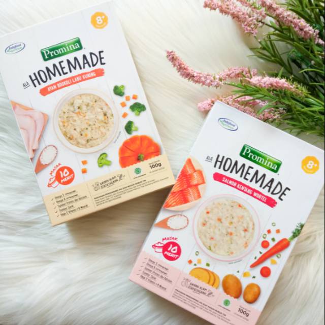 Jual PROMINA HOMEMADE 8+ BUBUR MPASI | Shopee Indonesia