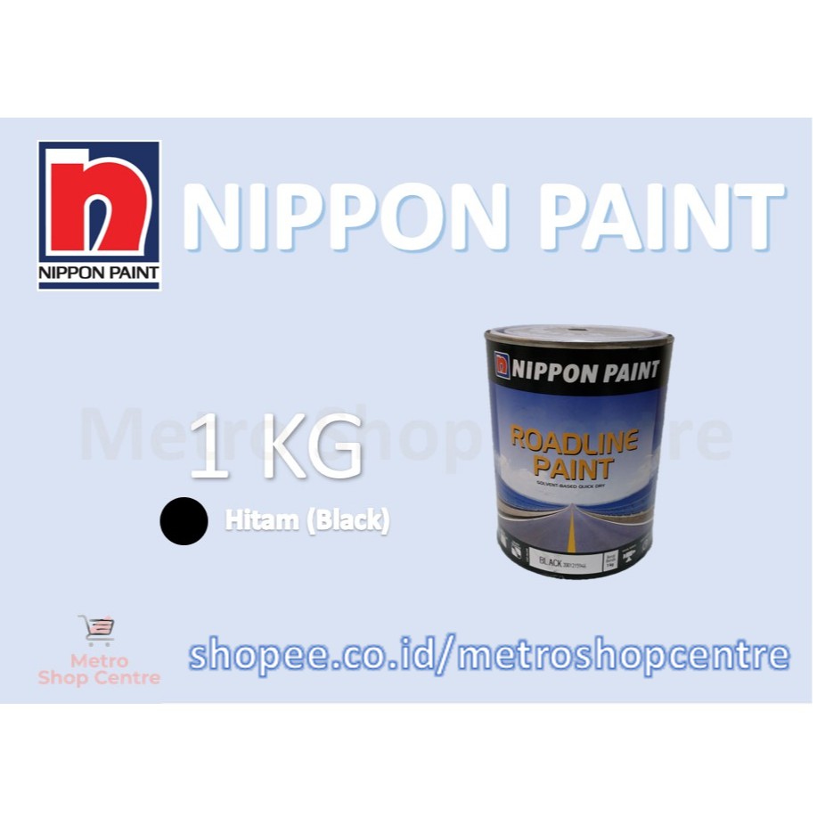 Jual NIPPON PAINT - Cat Jalan Roadline / Road Line Paint 1 Kg (Kaleng ...