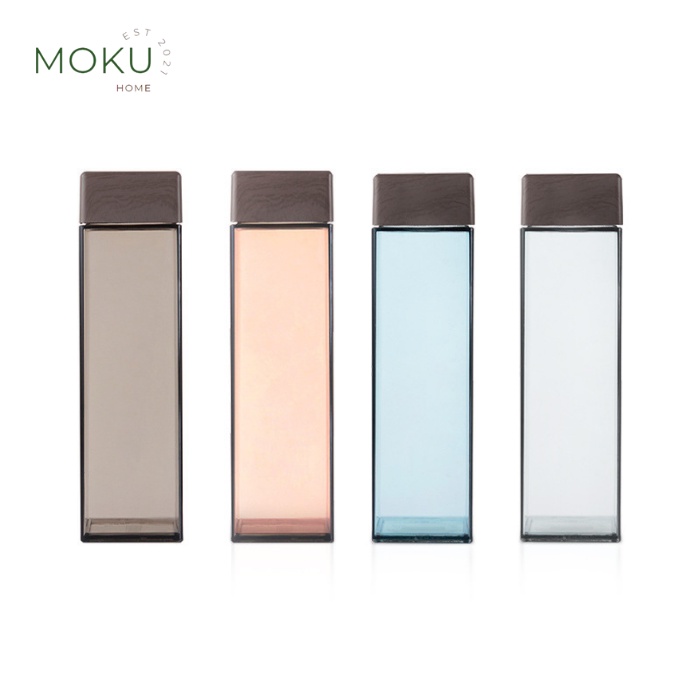 Jual [MOKU] Botol Minum Transparan | Transparent Water Bottle 500ml | Shopee Indonesia
