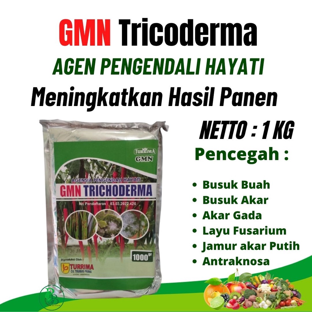 Jual GMN-Trichoderma 1kg Fungisida Hayati Tricoderma, Pupuk Hayati anti ...
