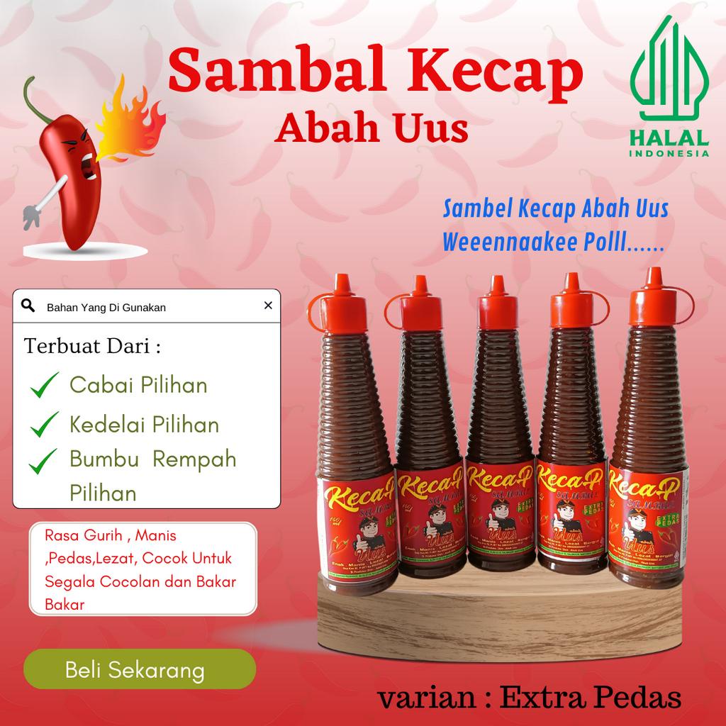 Jual Sambal Kecap Abah Uus Sedang, Pedas, Extra Pedas Khas Purwokerto ...