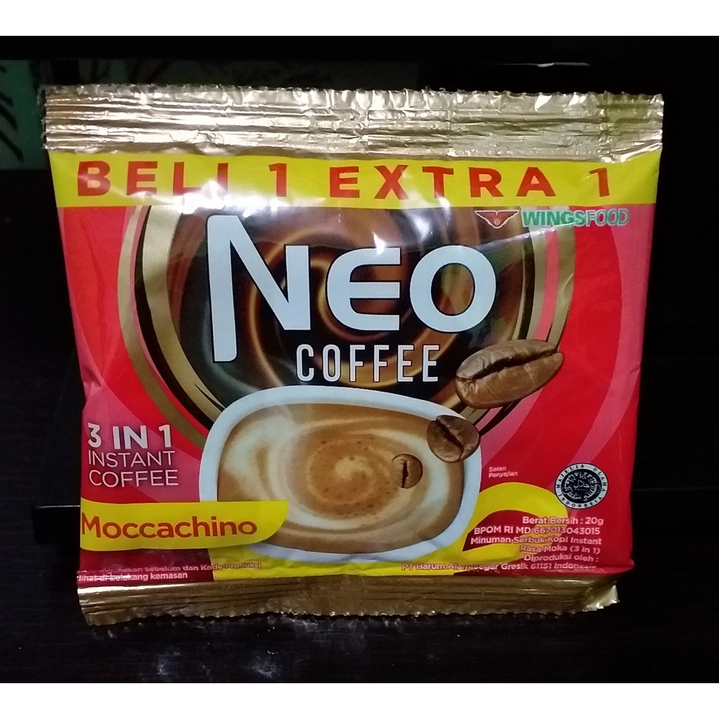 Jual KOPI ITALIA NEO COFFE 3 VARIAN RASA KEMASAN SACHET | Shopee Indonesia