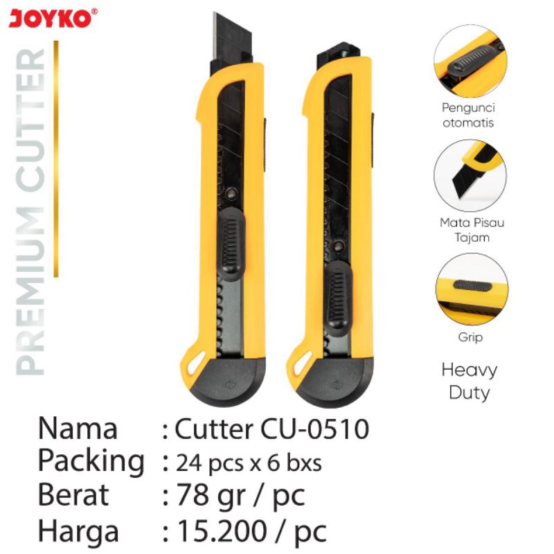 Jual cutter cu-0510 joyko (harga satu pcs) | Shopee Indonesia