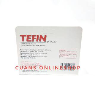Jual Tefin Gel Terbinafine 1% Tube 15 Gram Salep Infeksi Jamur Panu ...