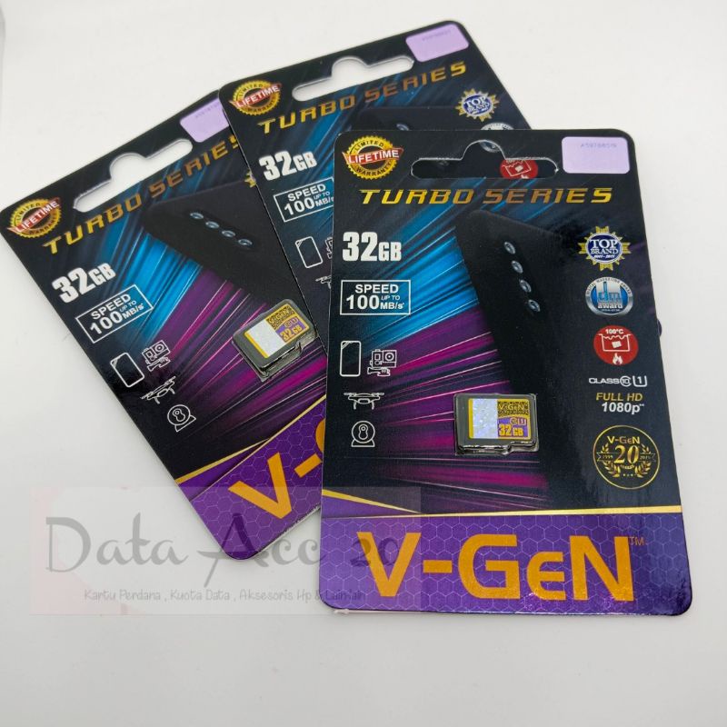 Jual Memori Card V-Gen 4GB, 8GB, 16GB, 32GB, 64GB, 128GB -SD Card VGEN ...