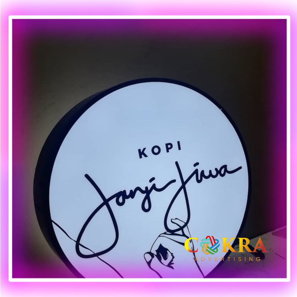 Jual NEON BOX BULAT DIAMETER 35X35 | Shopee Indonesia