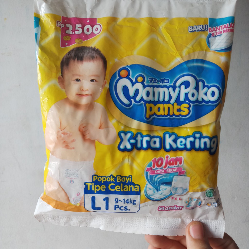 Jual Popok Mamy Poko ukuran L sachet | Shopee Indonesia