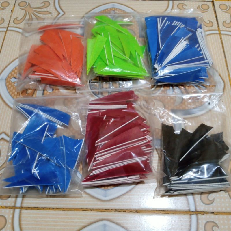 Jual Bulu kalkun import vanes arrow turkey feather | Shopee Indonesia