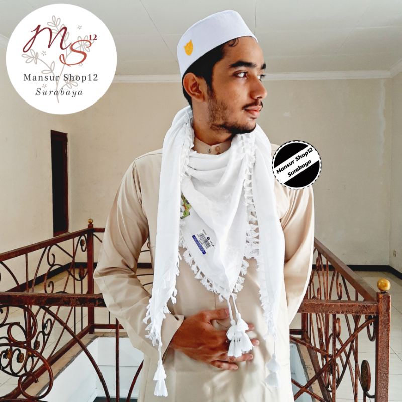 Jual Sorban Putih Putih Almash Koncer | Shopee Indonesia