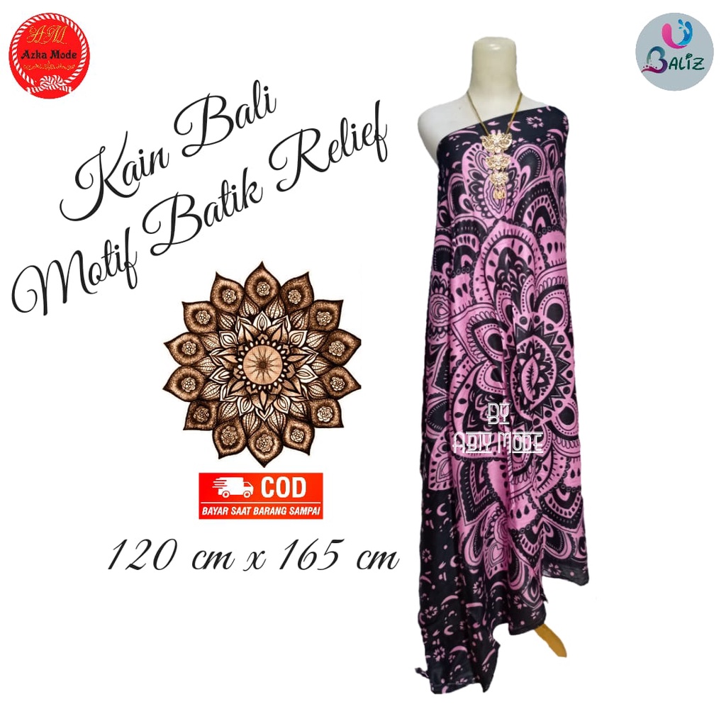 Jual Kain Bali Pantai - Pantai - KainKain Bali Bali Motif Batik Relief ...