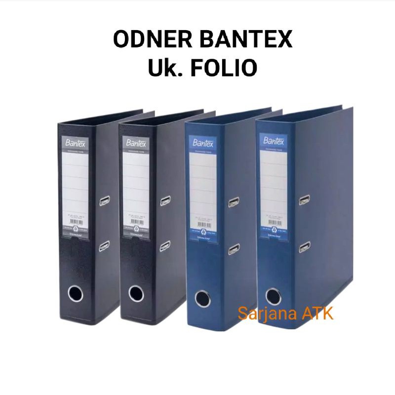 Jual Odner Box File Bantex Folio Biru dan Hitam | Shopee Indonesia