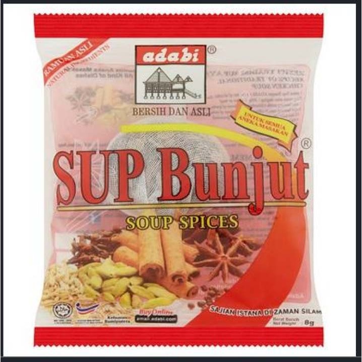 Jual Adabi Sop Buntut Sop Bunjut Bumbu Sop Halal Malaysia Sachet ...