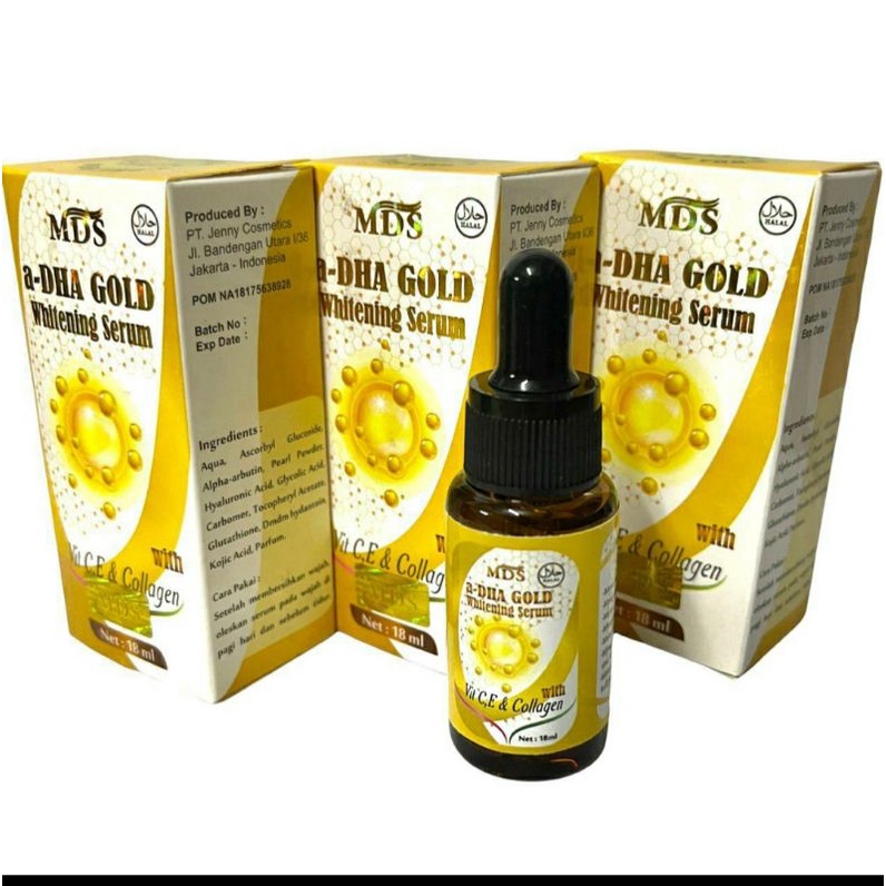 Jual SERUM A-DHA GOLD MDS WHITENING | Shopee Indonesia