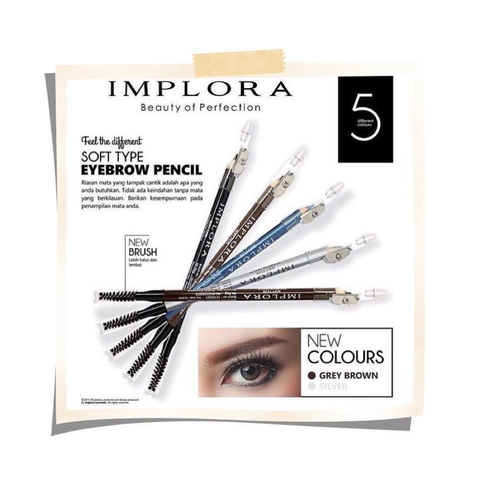 Jual PENSIL ALIS IMPLORA / PENSIL ALIS / IMPLORA EYEBROW PENCIL 2IN1 ...