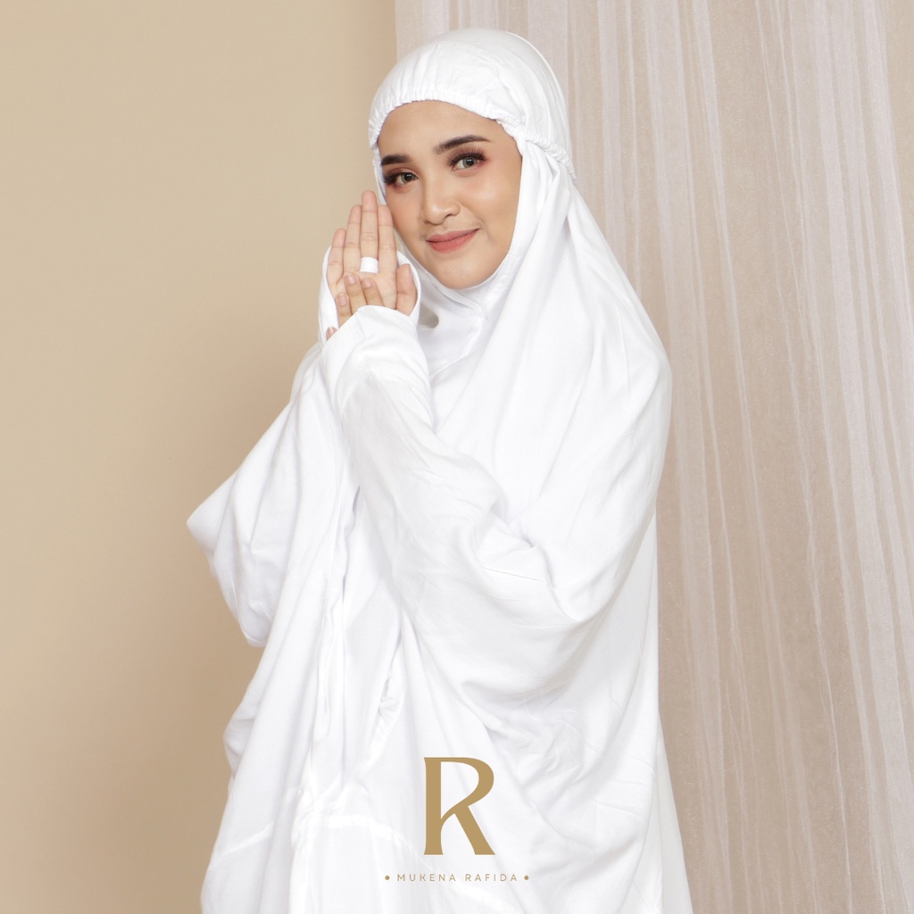 Jual Mukena Terusan Dewasa Putih Polos | Mukena Rayon Putih | Shopee ...