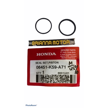 Jual SIL PISTON KALIPER REM VARIO 125 150 ESP GENIO ORI HONDA 06451 K59 A71 | Shopee Indonesia