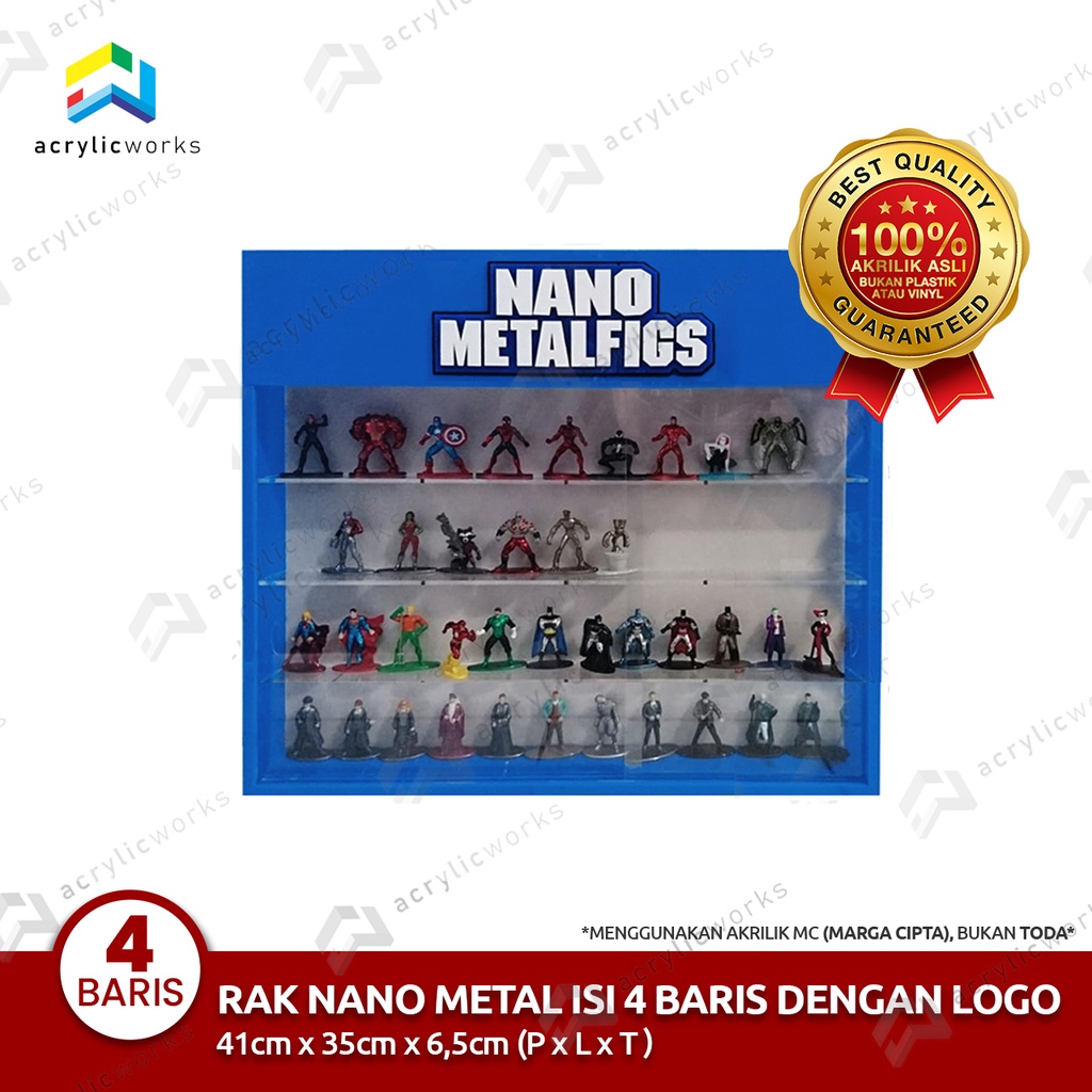 Jual Rak Figure NANO METALFIGS 4 baris | Shopee Indonesia