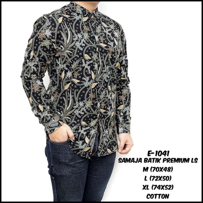 Jual BAHAN BERKUALITAS BAJU KEMEJA PRIA TANGAN PANJANG SONGKET BATIK ...