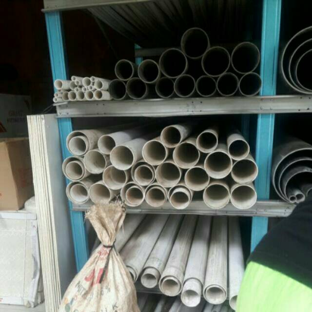 Jual Pipa pvc batangan 4inch putih pipa 4 inchi 1 meter D kuat ...