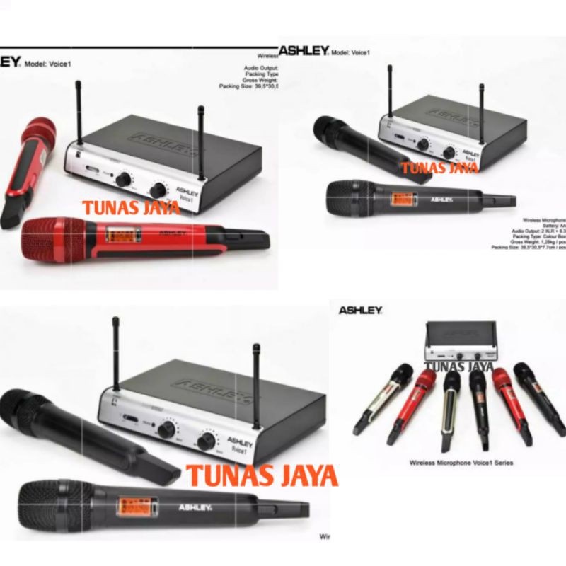 Jual MIC WIRELESS ASHLEY VOICE1 / ASHLEY VOICE 1 ORIGINAL VOICE1PP ...