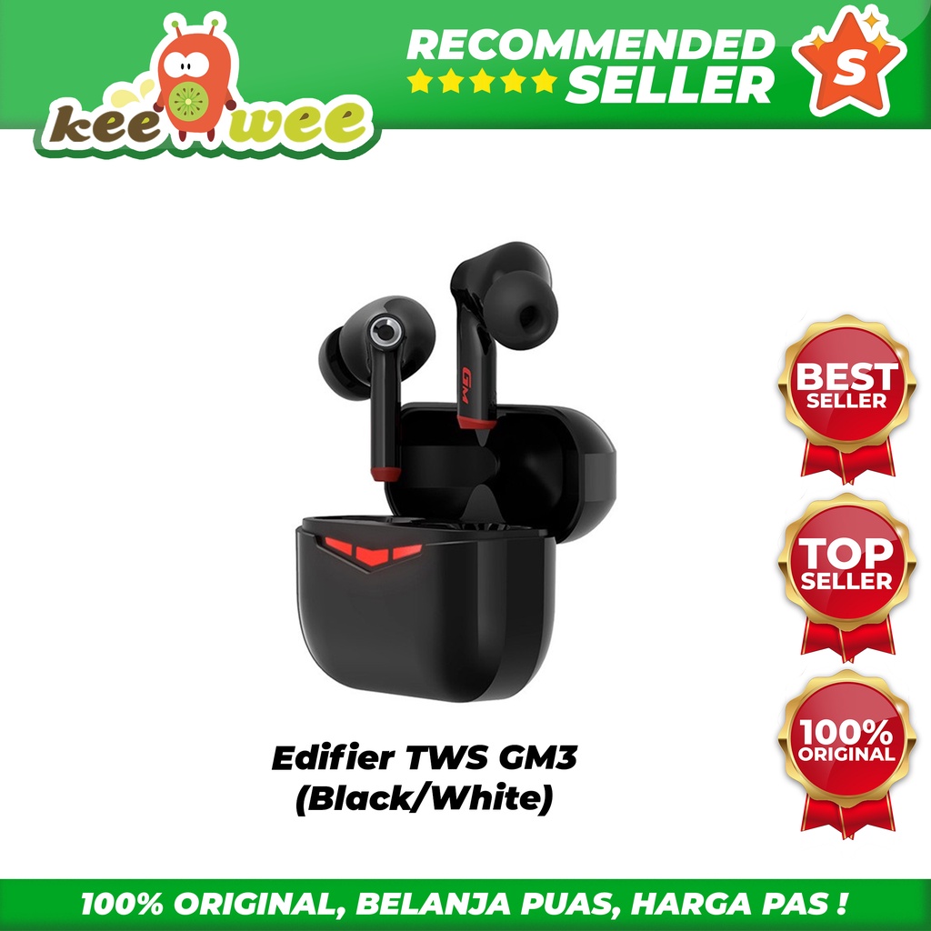 Jual Edifier TWS GM3 (black/white) | Shopee Indonesia