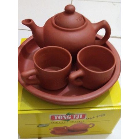 Jual Poci Tanah Liat Tong Tji Set 2 Gelas | Shopee Indonesia
