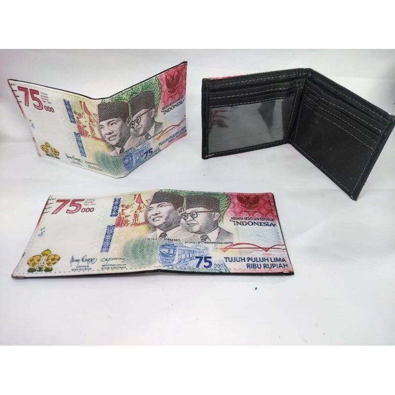 Jual Dompet gambar uang rupiah | Shopee Indonesia