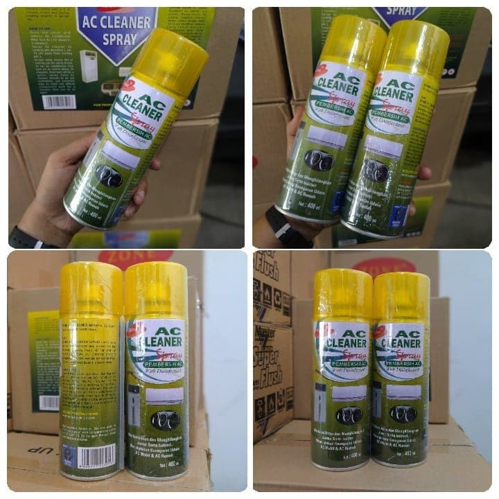 Jual AC Cleaner Pembersih AC Mobil & Ruangan Zone 400 ml | Shopee Indonesia