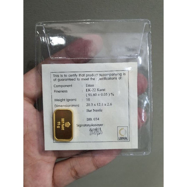 Jual Logam Mulia Emas Antam 10 gram Press Certieye / Retro Portrait ...