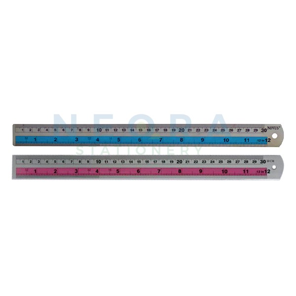 Jual Novus Alumunium Ruler 30 cm - Penggaris Alumunium | Shopee Indonesia