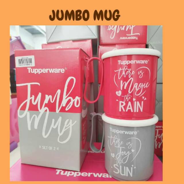 Jual Tupperware - Jumbo Mug (2pcs) | Shopee Indonesia