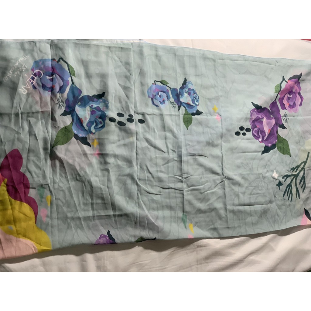 Jual Hijab Motif Bunga Jilbab Motif Bunga Clear x Diela Maharani Unik ...
