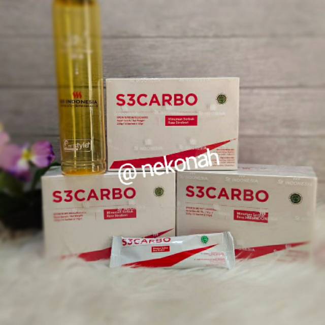Jual S3 CARBO BOX isi 15 sachet FREE Shaker | Shopee Indonesia