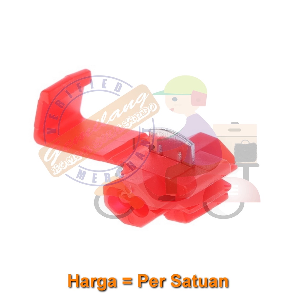 Jual Penyambung kabel T [ 10 pcs ] taps quick splice scotch lock ...