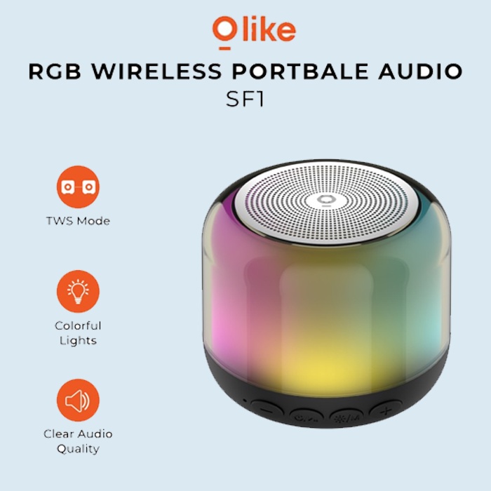 Jual SPEAKER BLUETOOTH OLIKE SF1 WIRELESS PORTABLE AUDIO TWS MODE ...