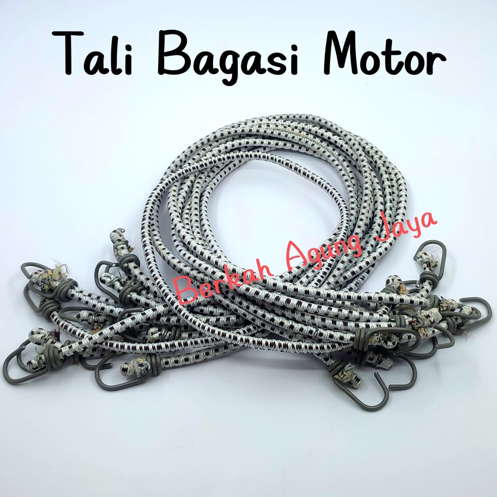 Jual Tali Bagasi Motor 100 cm / Tali pengikat barang 1 Meter | Shopee ...