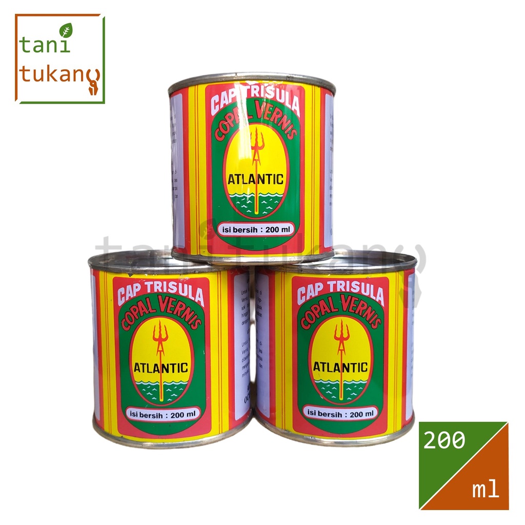 Jual Copal Vernis Pernis Kayu Bambu dan Besi Cap Trisula 200 ml ...