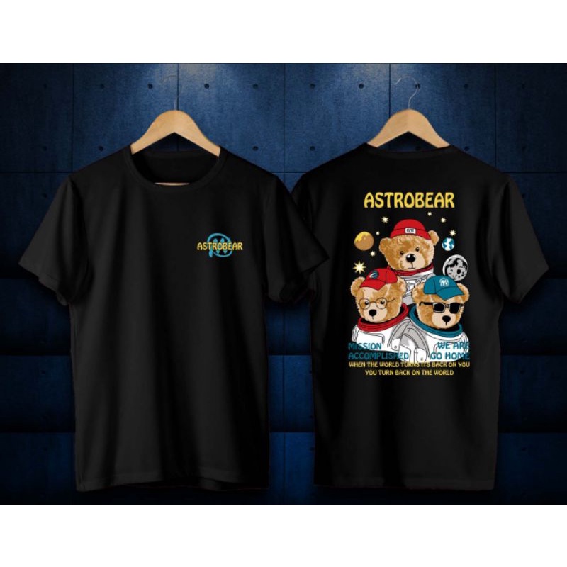 Jual baju kaos astrobear/baju kaos astronot beruang/baju kaos bayi ... Jual baju kaos astrobear/baju kaos astronot beruang/baju kaos bayi ...