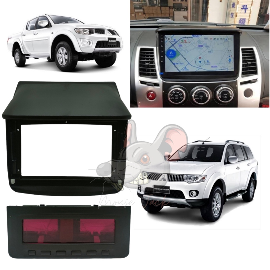 Jual Frame Head Unit Android Pajero Sport 2010 - 2014 9 inch + Mid ...