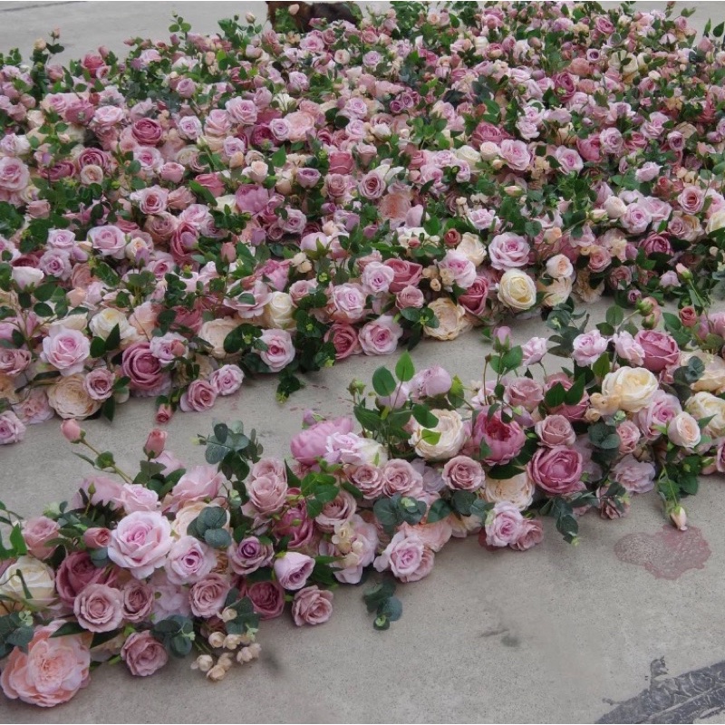 Jual Rangkaian Bunga Dekorasi Premium Wedding Car / Backdrop Ulang ...