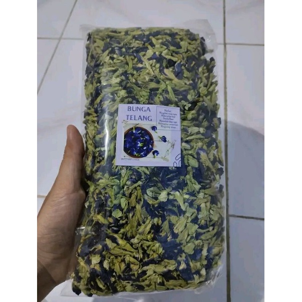 Jual Bunga telang kering 100 gram / Bunga talang / Bunga telang grade A ...