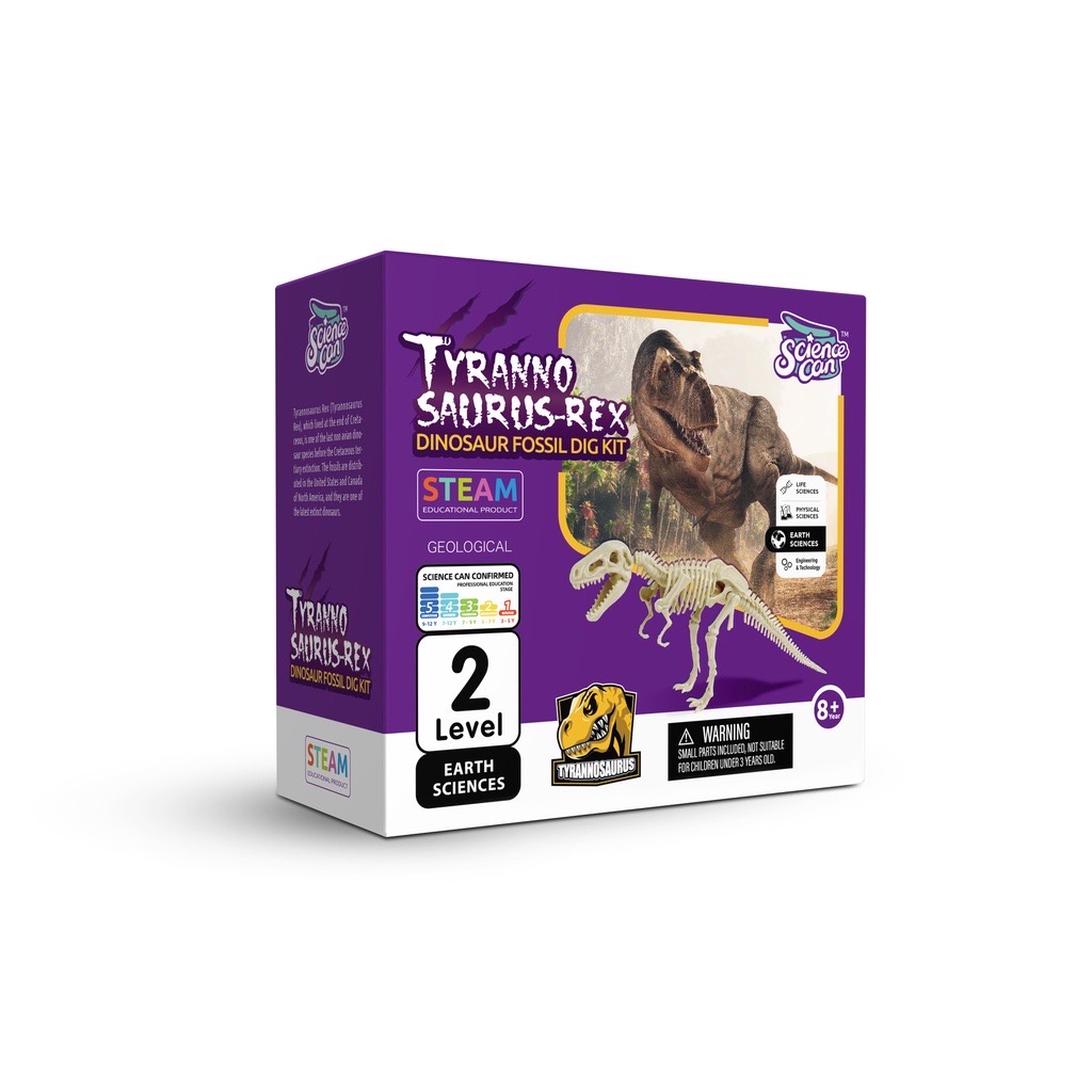 Jual Tyrannosaurus Rex Dinosaur Skeleton Fossil Dig Steam Kit mainan ...