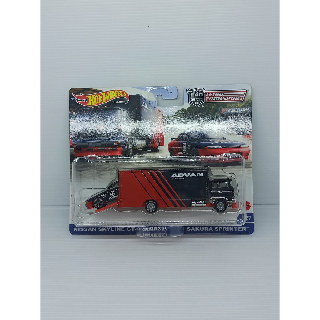Jual Hot Wheels Team Transport - Nissan Skylne GT-R BNR32 R32 Advan ...