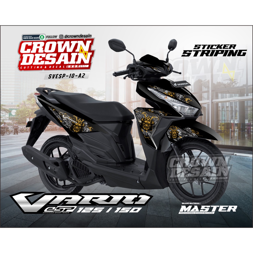 Jual Stiker Striping HONDA VARIO 125 150 esp Semifull, Custom Desain ...