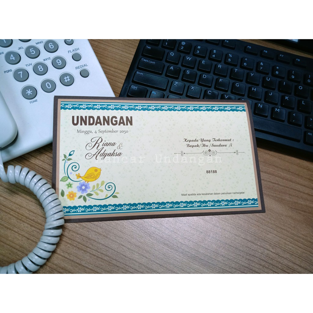 Jual UNDANGAN PERNIKAHAN / UNDANGAN MEWAH / UNDANGAN ELEGAN / UNDANGAN ...