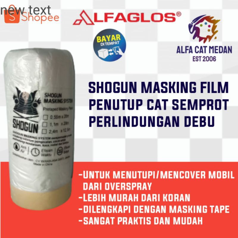 Jual Mobil Masking Film Penutup Cat Semprot Otomatis Perlindungan Film ...