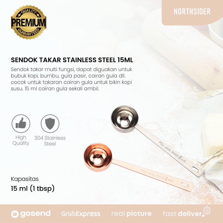 Jual Sendok takar kopi - teh - bumbu stainless steel exclusive ...