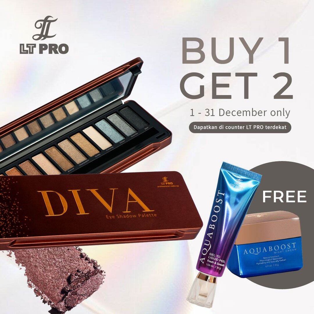 Jual LT PRO DIVA EYESHADOW PALETTE | Shopee Indonesia