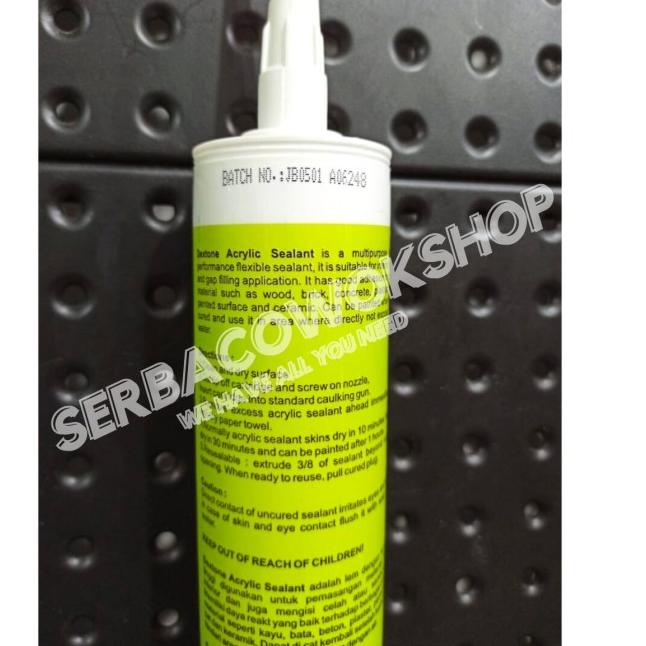 Jual Dextone Lem Sealant Super Seal Gap Filter 300 ml Ceramic-metal ...